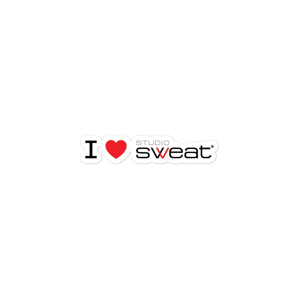 Bubble I Love SSoD Sticker | Studio SWEAT onDemand